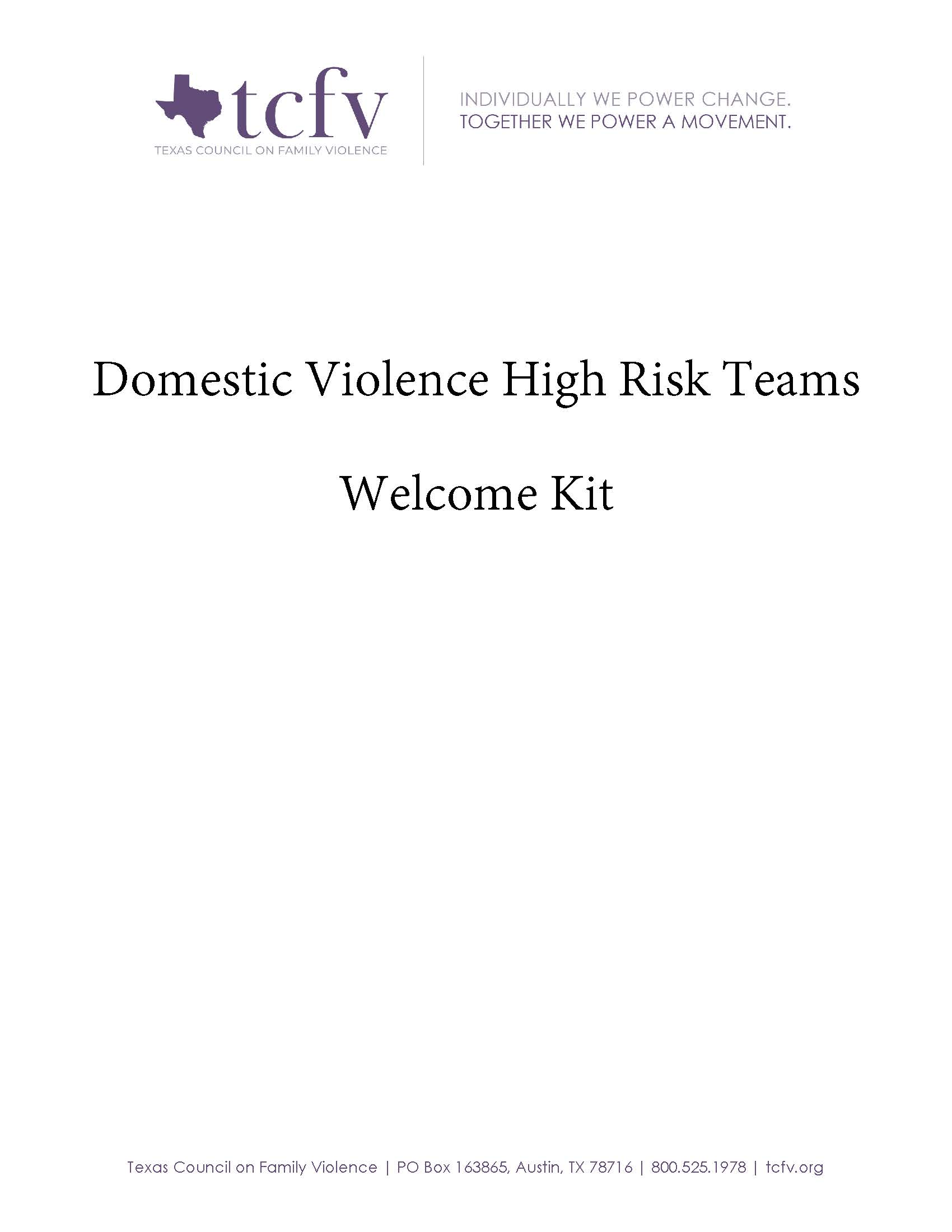 DVHRT Resources | Texas Council on Family Violence
